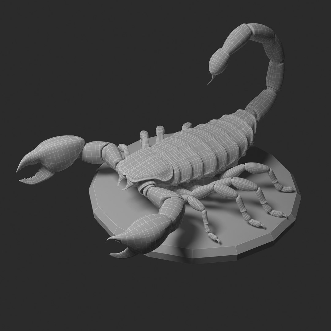 Scorpio Zodiac Statue 3D 3D - TurboSquid 1909333