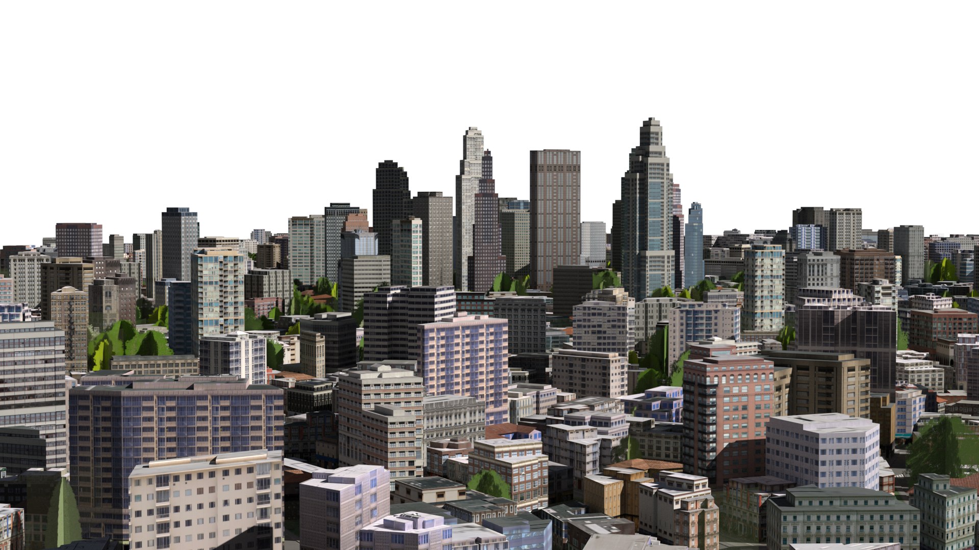 3D Real Time City 21 - TurboSquid 2399702