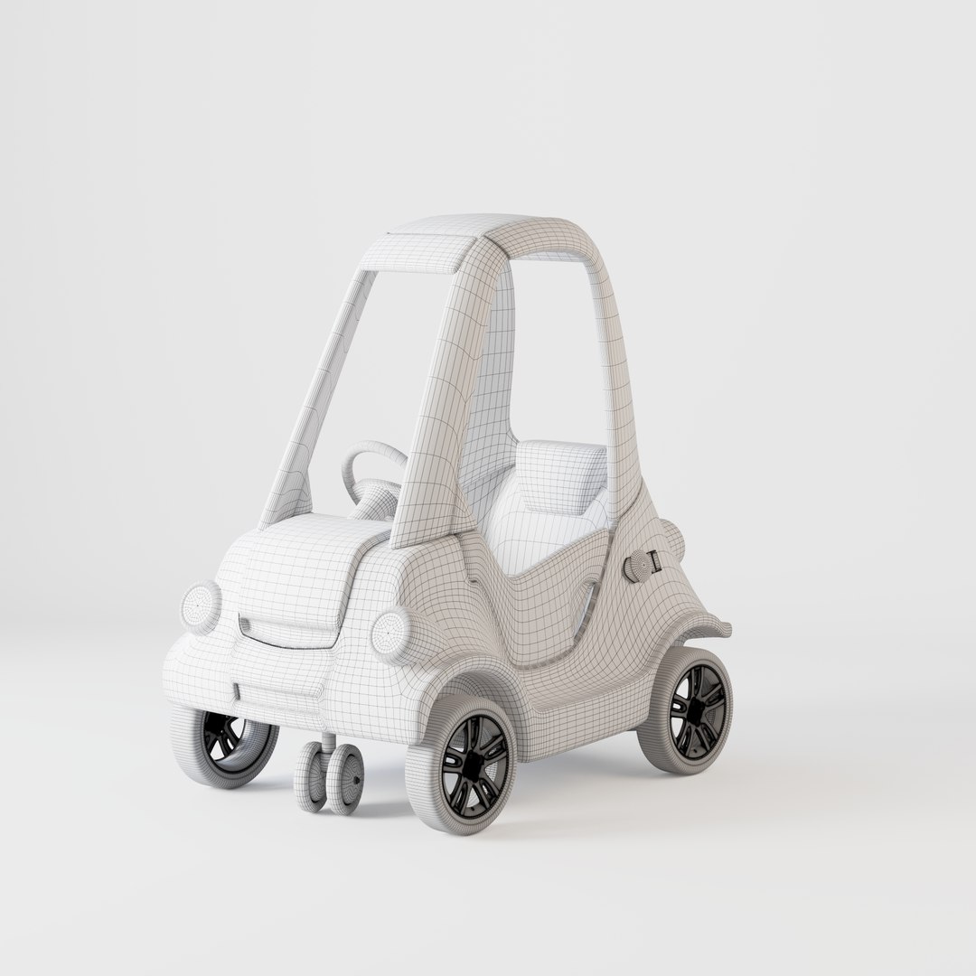3D Model Baby Car Ride - TurboSquid 2145757