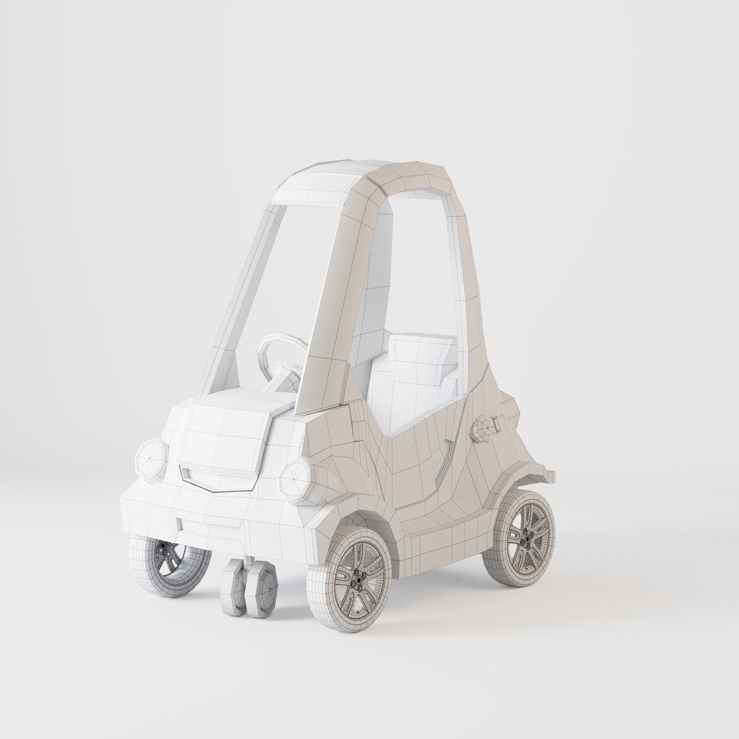 3D Model Baby Car Ride - TurboSquid 2145757