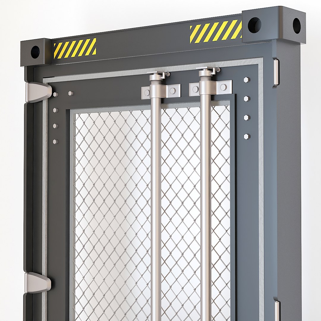 Industrial Container Doors 3D Model - TurboSquid 1640234