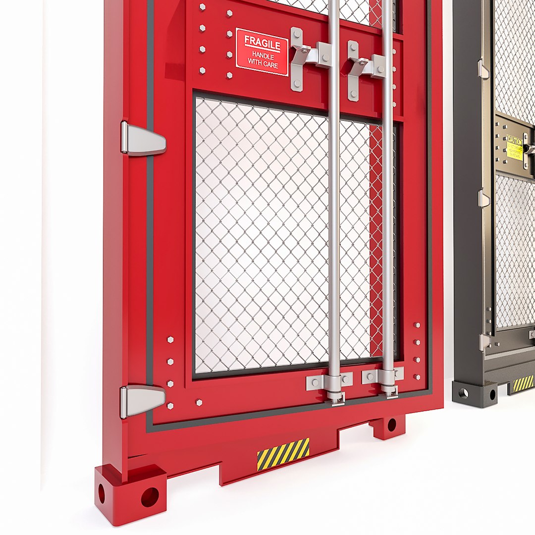 Industrial Container Doors 3D Model - TurboSquid 1640234