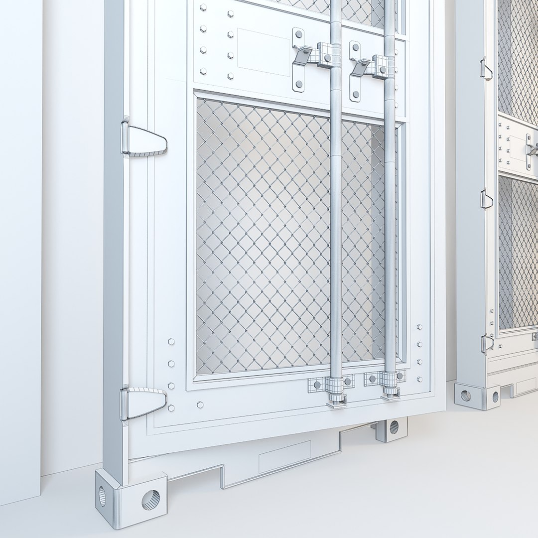 Industrial Container Doors 3D Model - TurboSquid 1640234