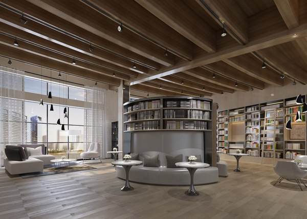 Library Interior 3D Models for Download | TurboSquid