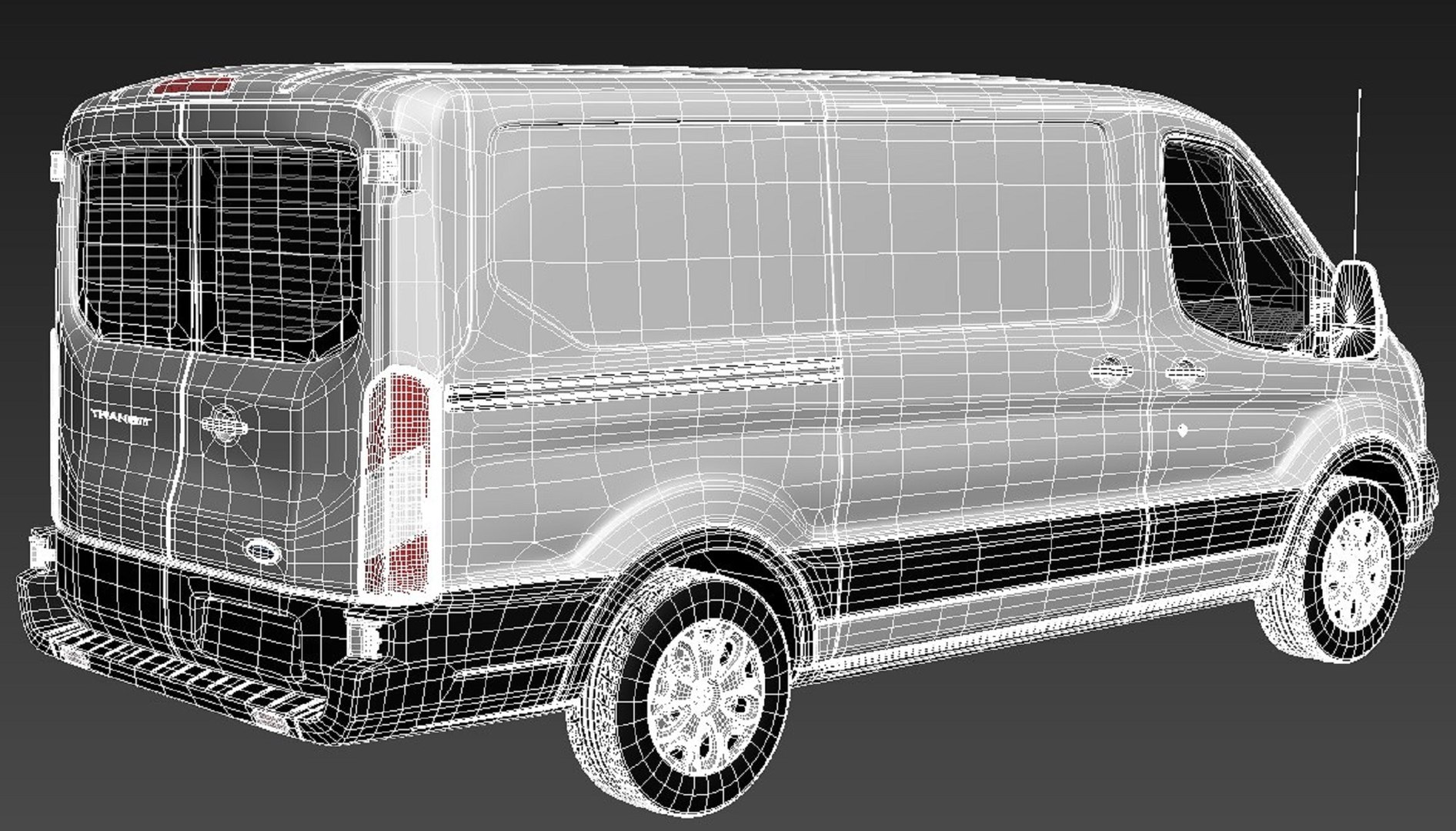 3d Obj 2014 Van Transit