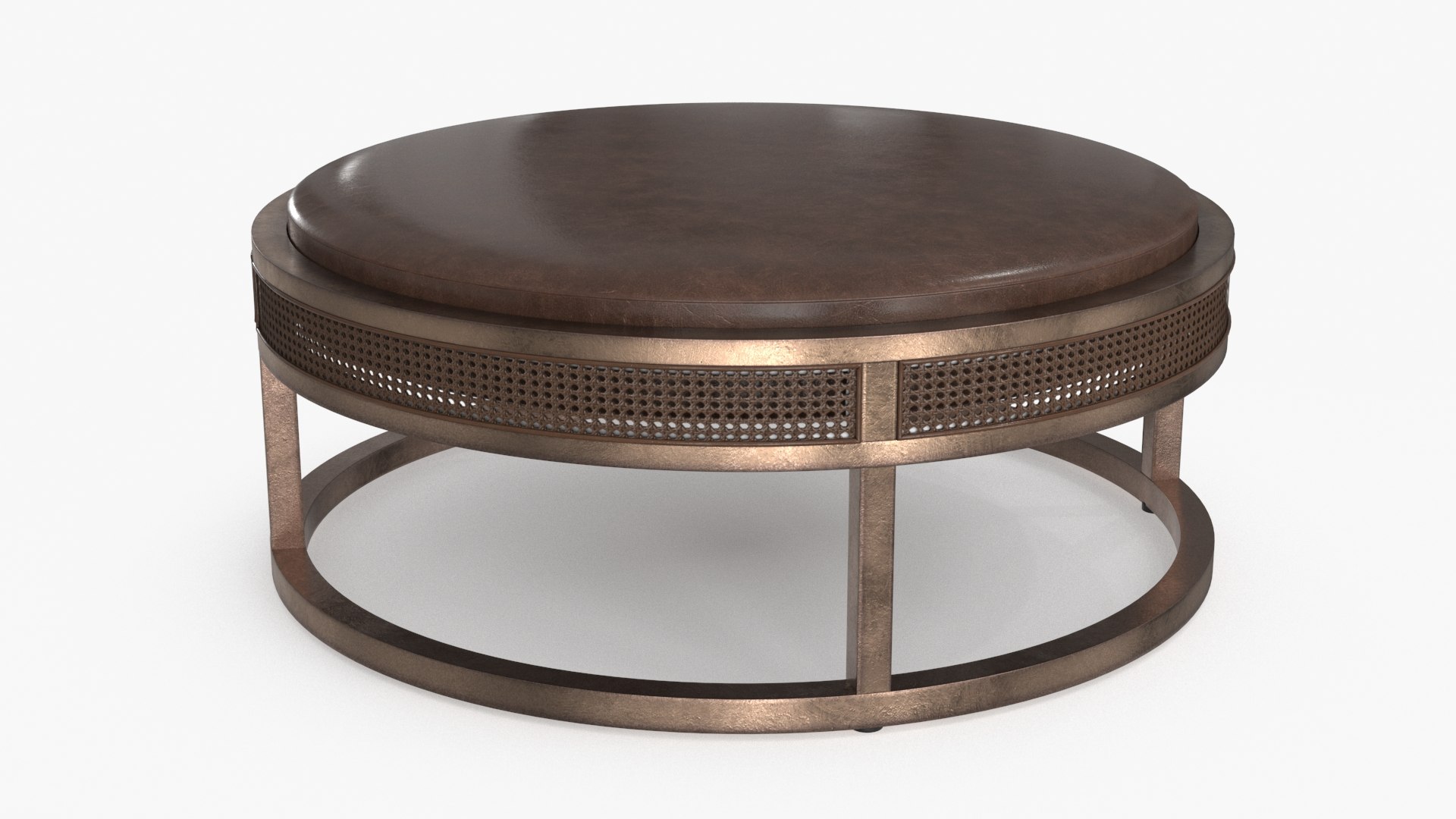 3D Vintage Ottoman - TurboSquid 2247259