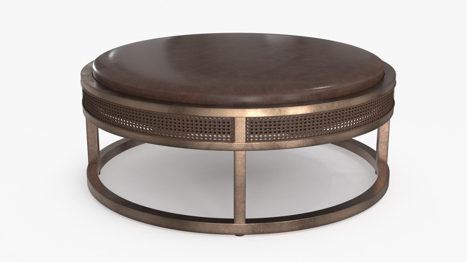 3D Vintage Ottoman - TurboSquid 2247259