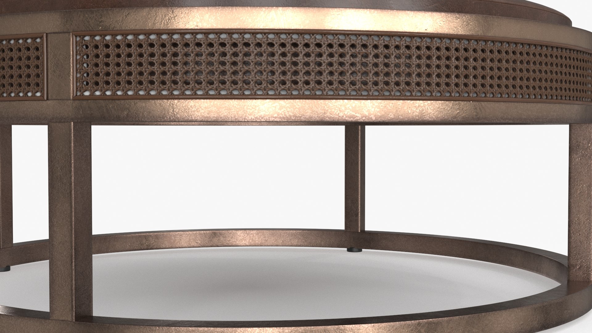 3D Vintage Ottoman - TurboSquid 2247259