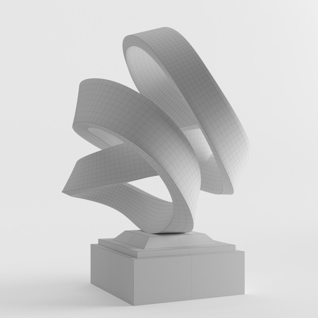 Modern Decorative Abstract Stone Model - TurboSquid 1640681