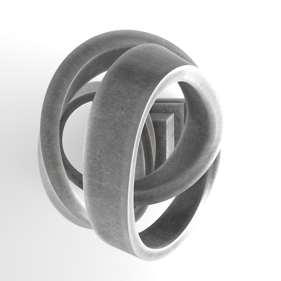 Modern Decorative Abstract Stone Model - TurboSquid 1640681