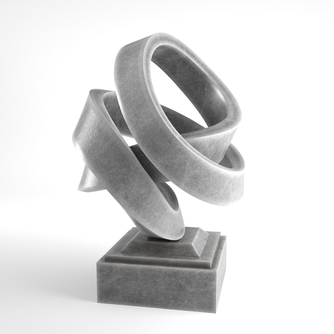 Modern Decorative Abstract Stone Model - TurboSquid 1640681