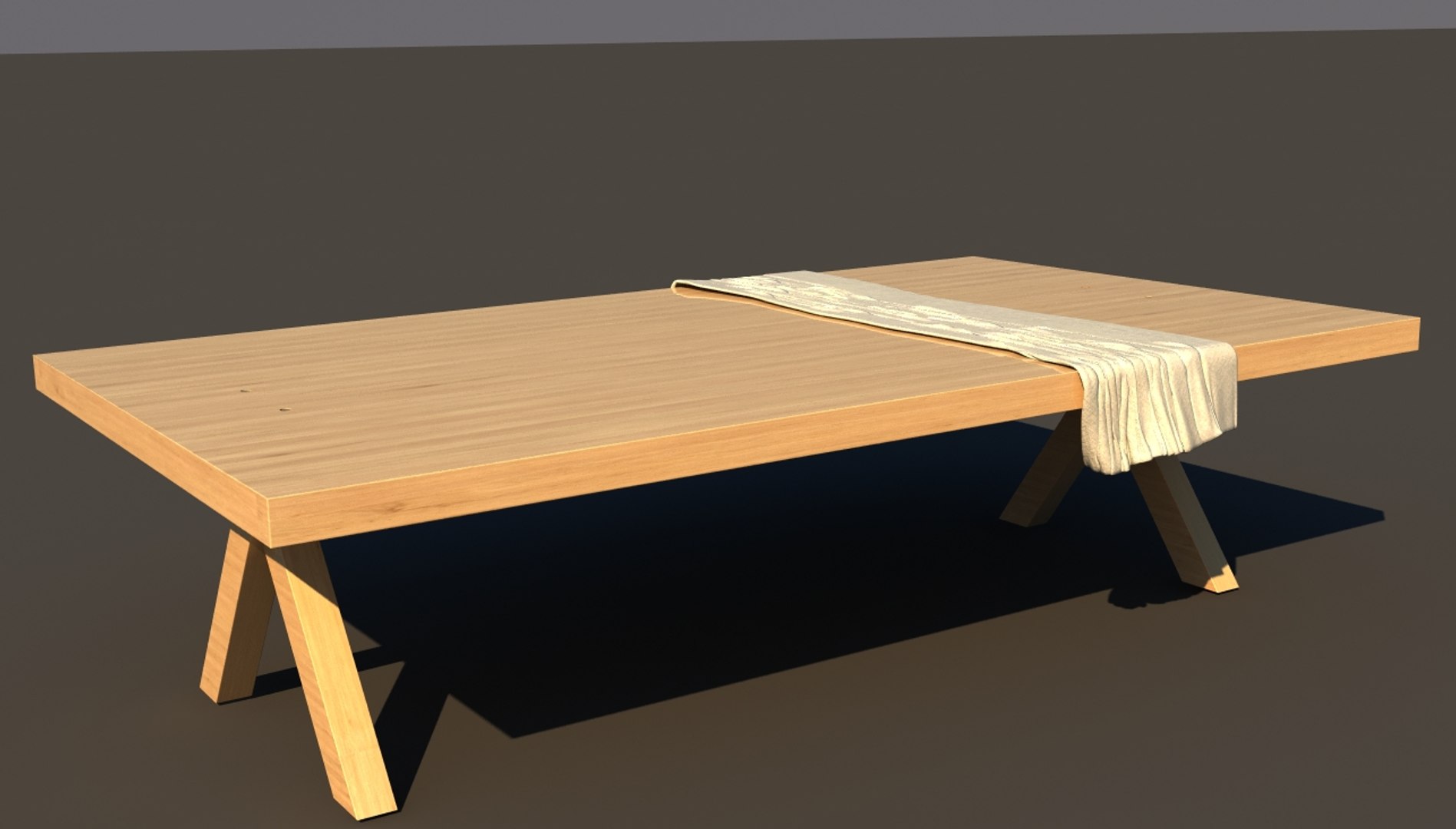 3d Table Cloth Model