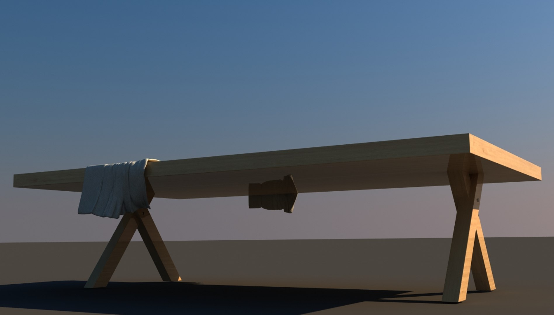 3d Table Cloth Model