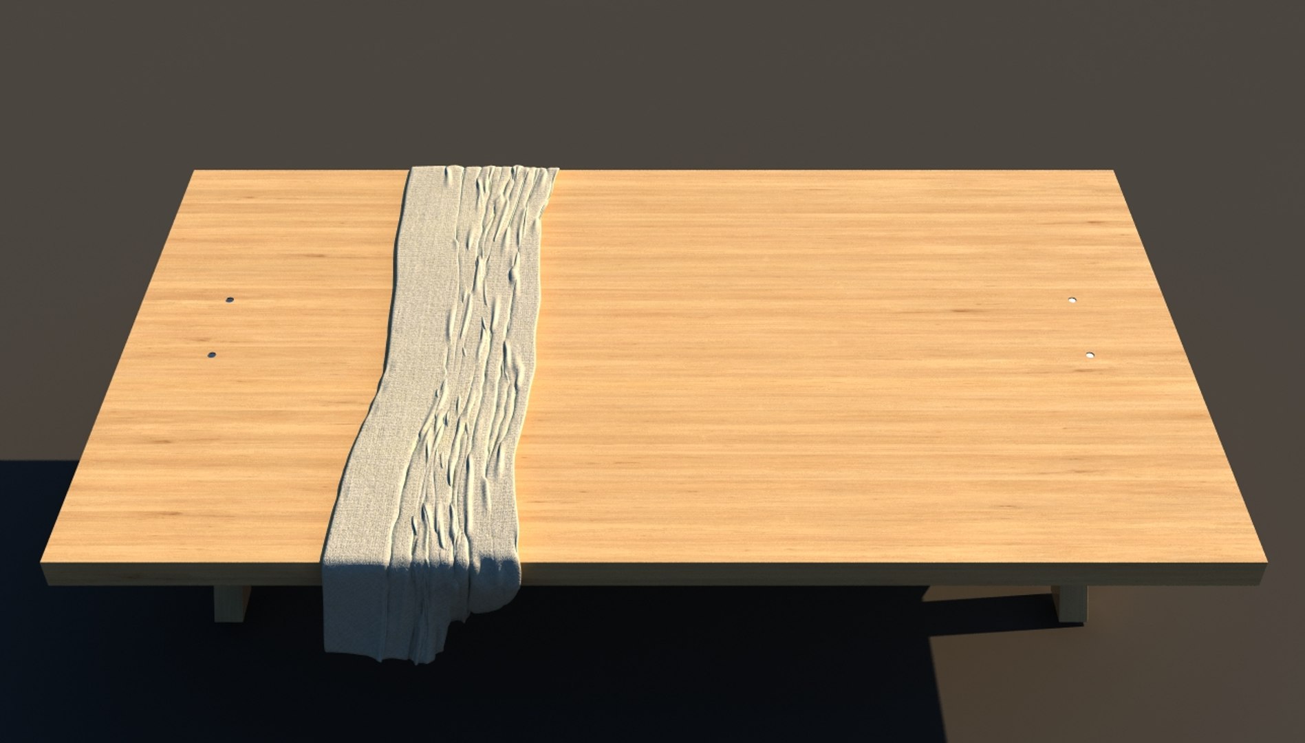 3d Table Cloth Model