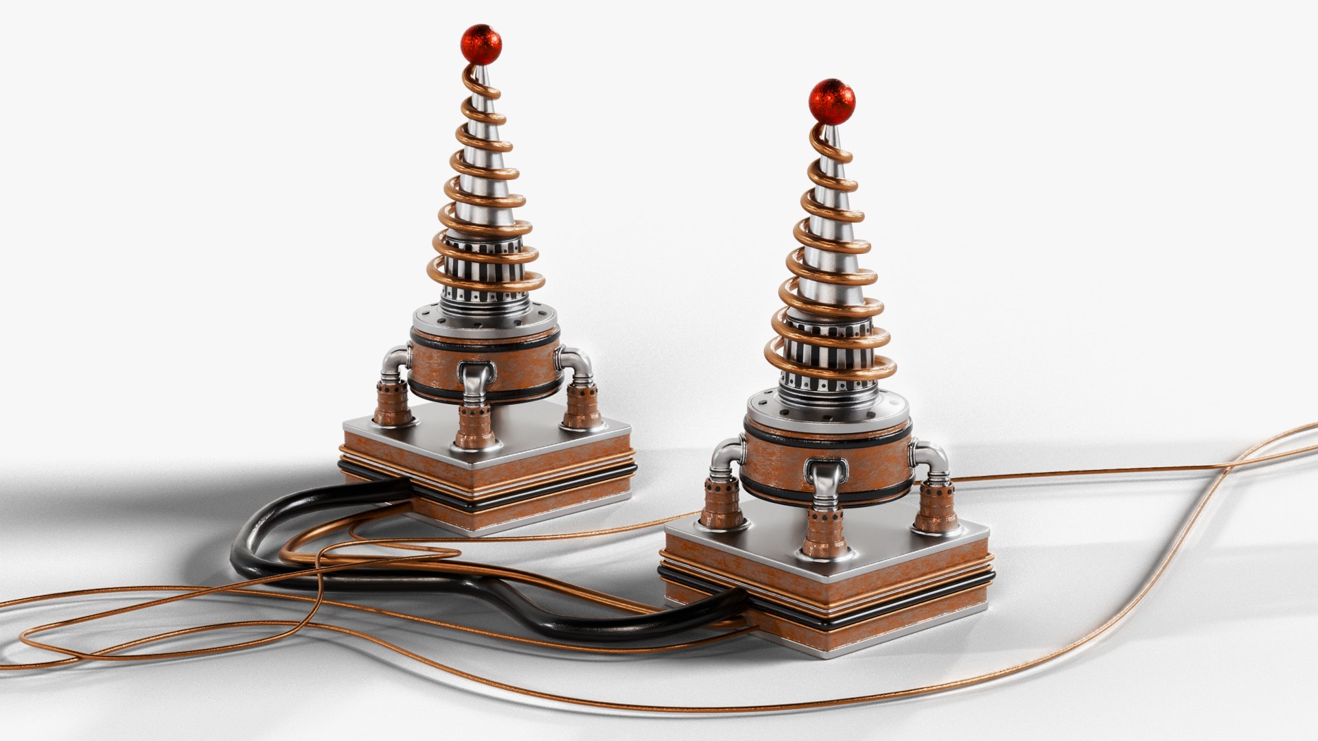 3D Electric Coil Model - TurboSquid 2315414