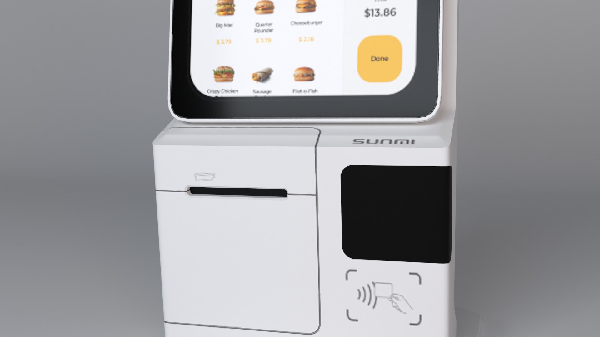 SUNMI K2 Mini Self-service POS Kiosk 3D Model - TurboSquid 2128830