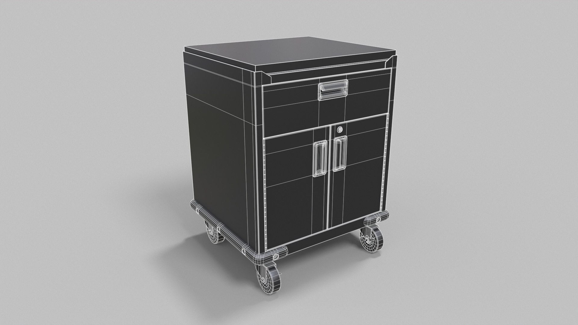 3D 1 Modular Tool Storage Cabinet 1d2d model - TurboSquid 2039305