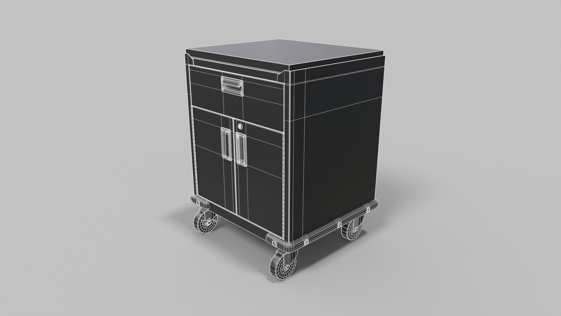 3D 1 Modular Tool Storage Cabinet 1d2d model - TurboSquid 2039305