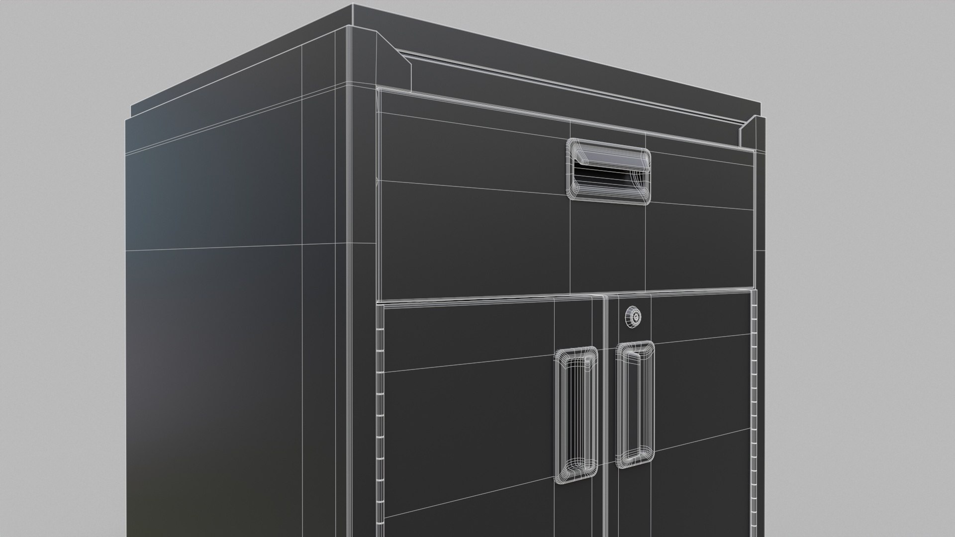 3D 1 Modular Tool Storage Cabinet 1d2d model - TurboSquid 2039305