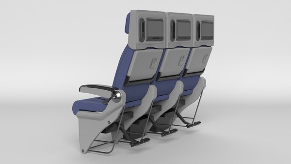 modelo 3d Asientos de avión - TurboSquid 2056244