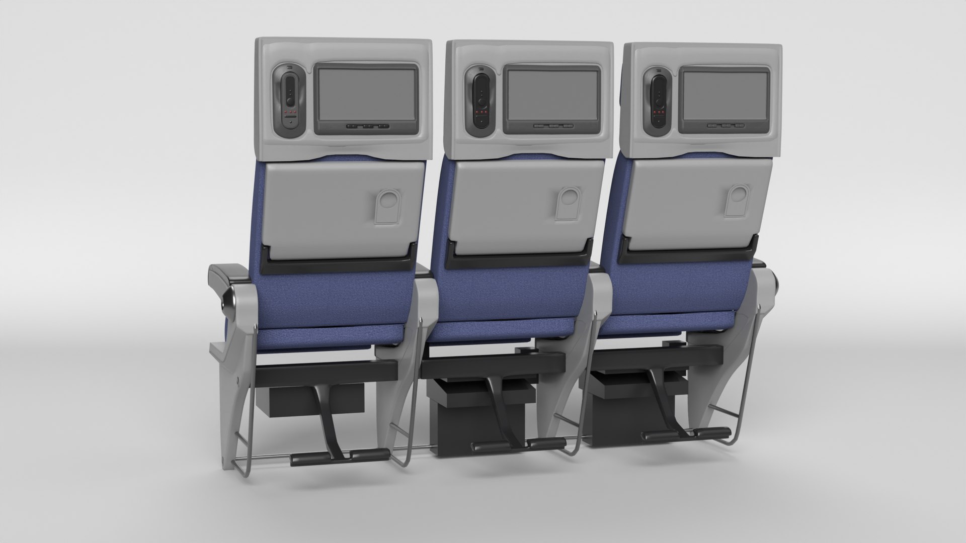 Airplane Seats 3D Model - TurboSquid 2056244