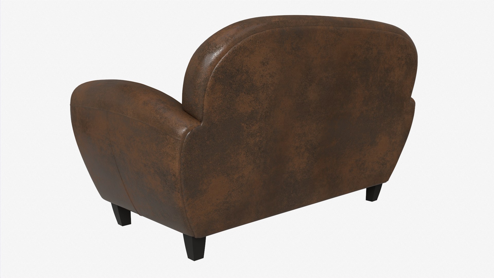 3D Canape CLUB sofa NEW YORK vintage brown - TurboSquid 2094232