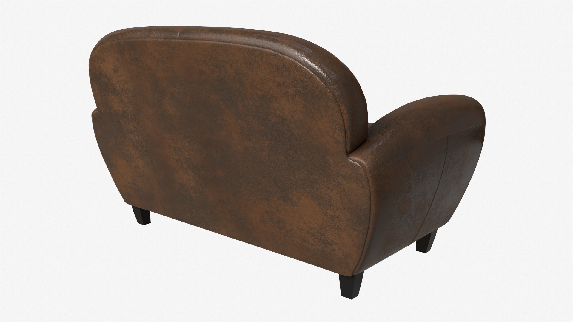 3D Canape CLUB sofa NEW YORK vintage brown - TurboSquid 2094232