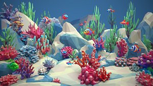 Free Tropical Fish Pack 3d Model