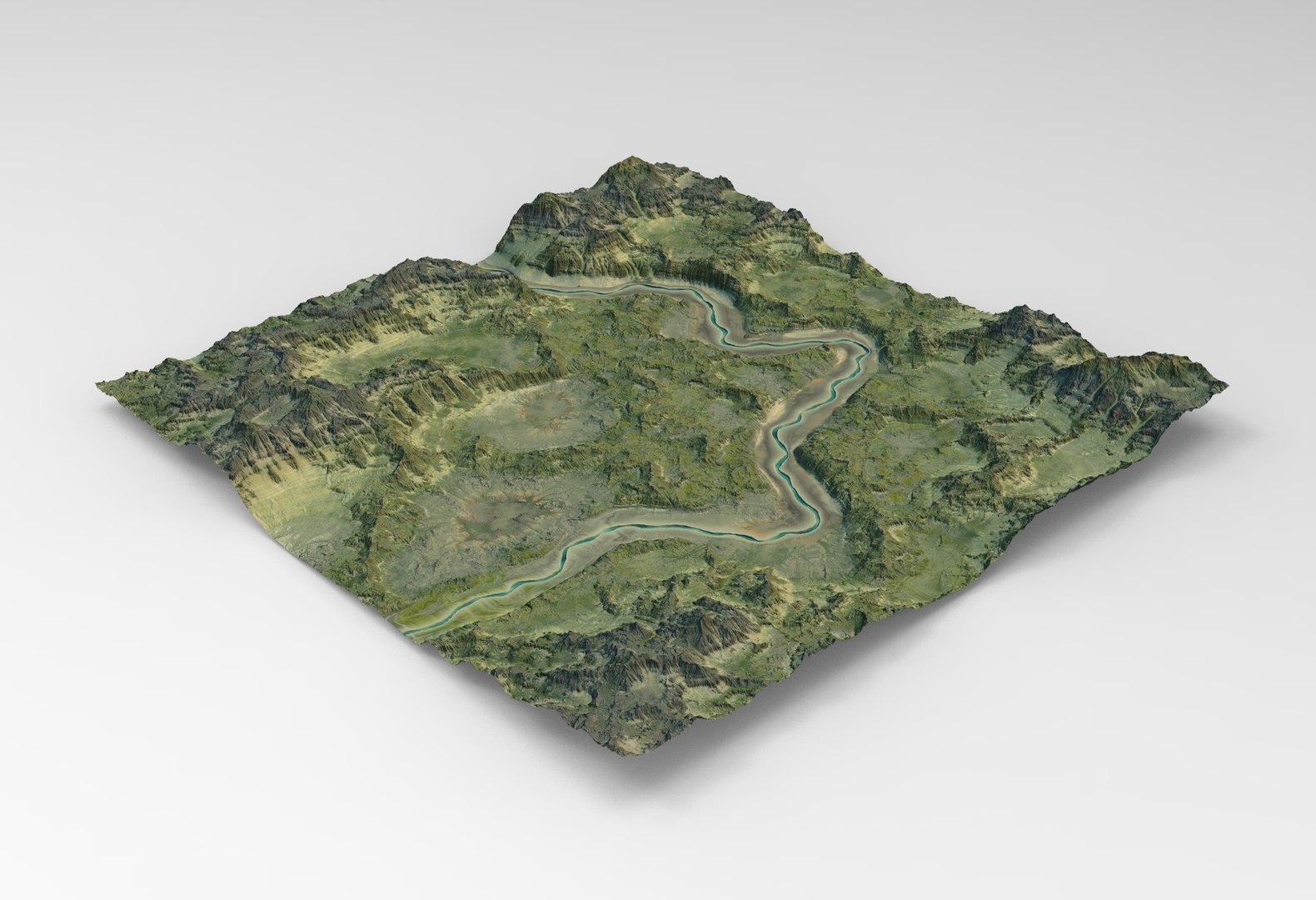 3D Games Terrain - TurboSquid 1495476