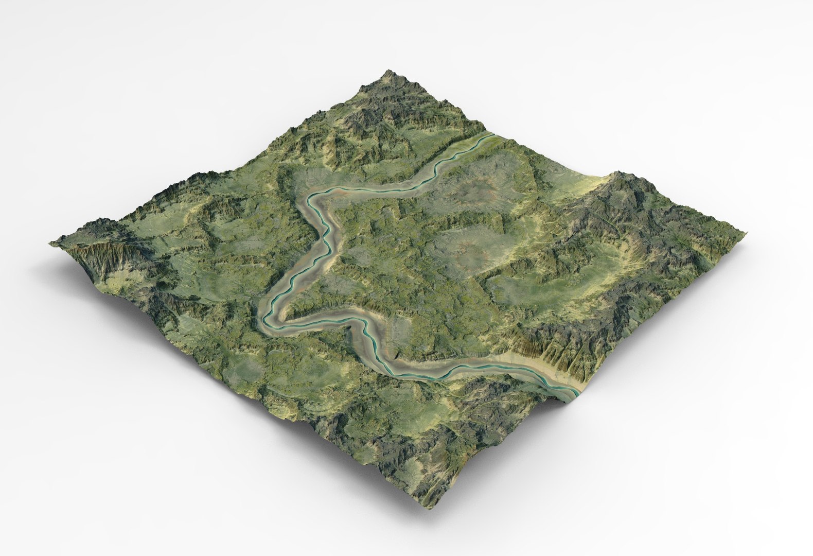 3D Games Terrain - TurboSquid 1495476
