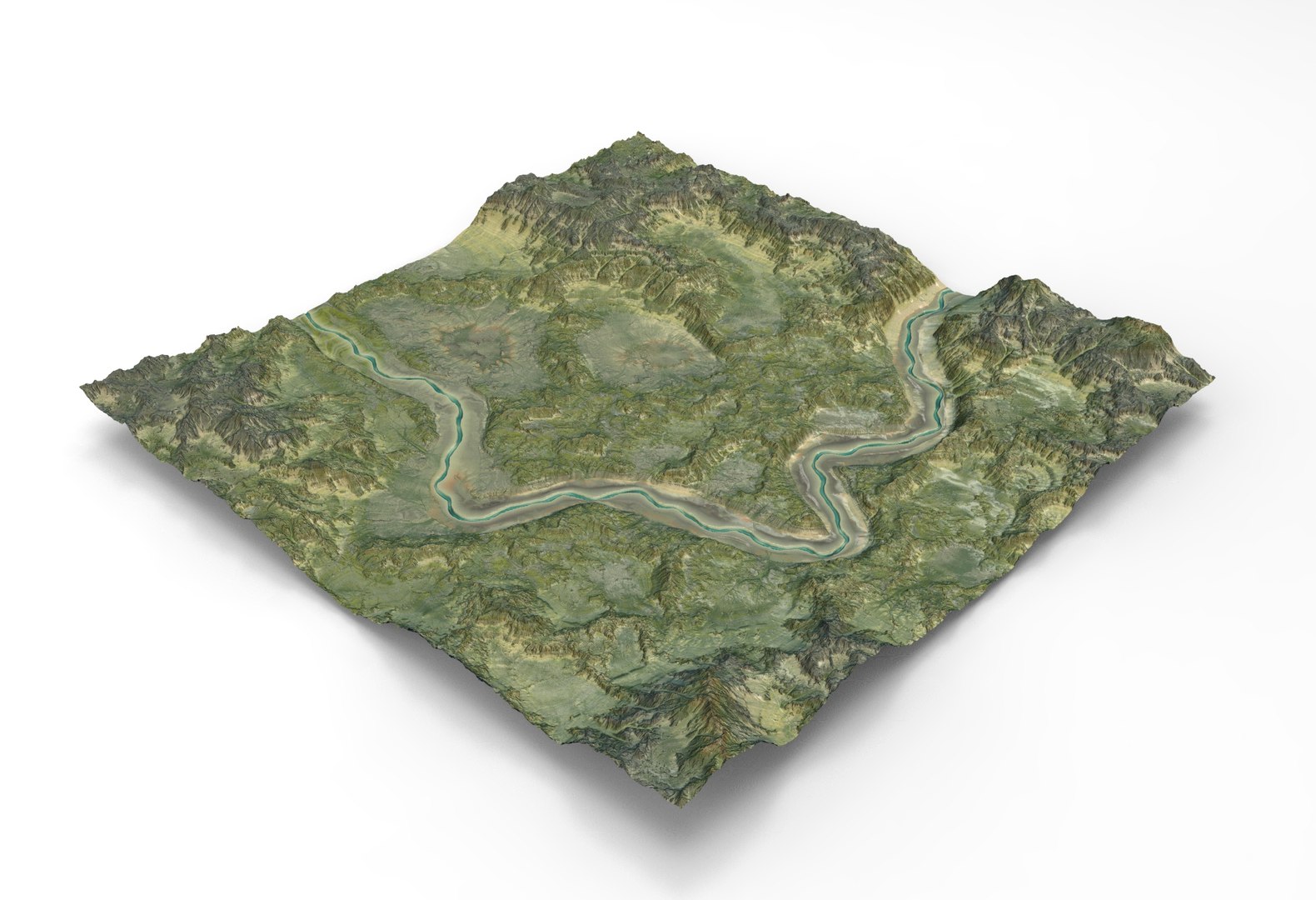 3D Games Terrain - TurboSquid 1495476