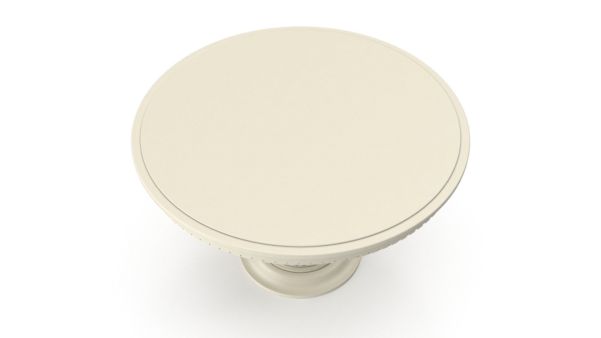 Beige Paint Wood Round Table 3D Model - TurboSquid 1816950