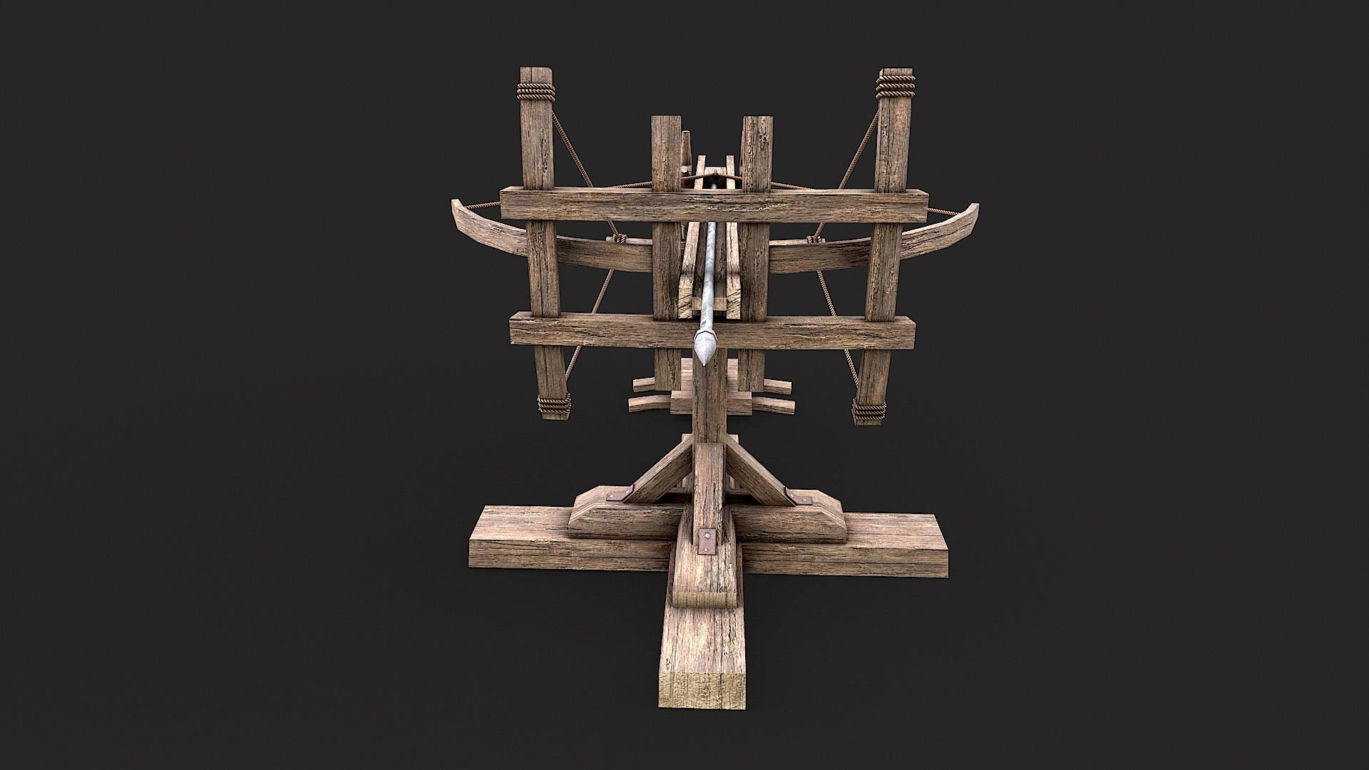 Medieval Siege Ballista Launcher 2 3D Model - TurboSquid 2359783