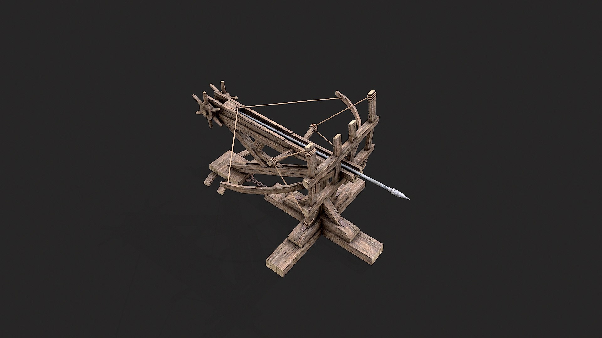 Medieval Siege Ballista Launcher 2 3D Model - TurboSquid 2359783