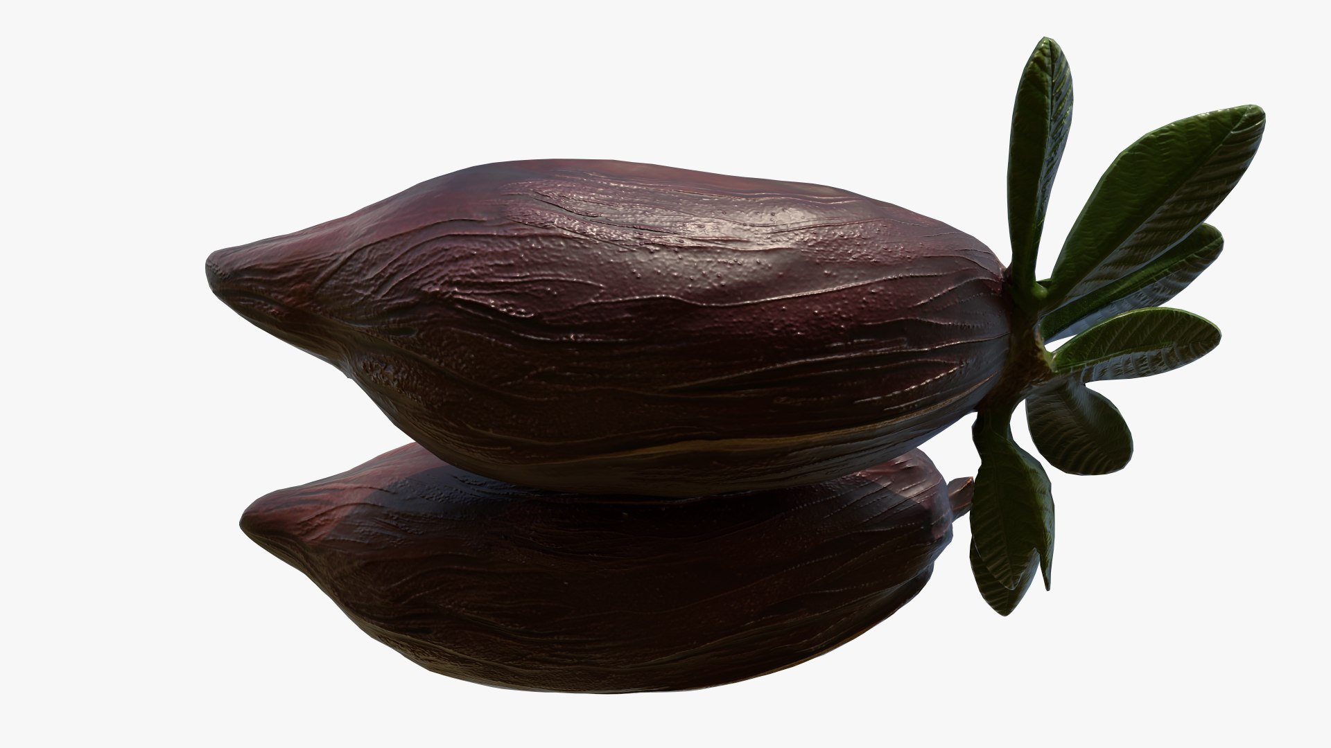 Cocoa Fruits Beans Set Low-poly 3D Model - TurboSquid 2381878