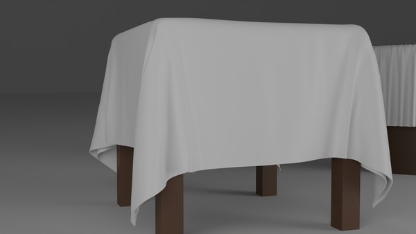 Free 3D table cloth - TurboSquid 1690931