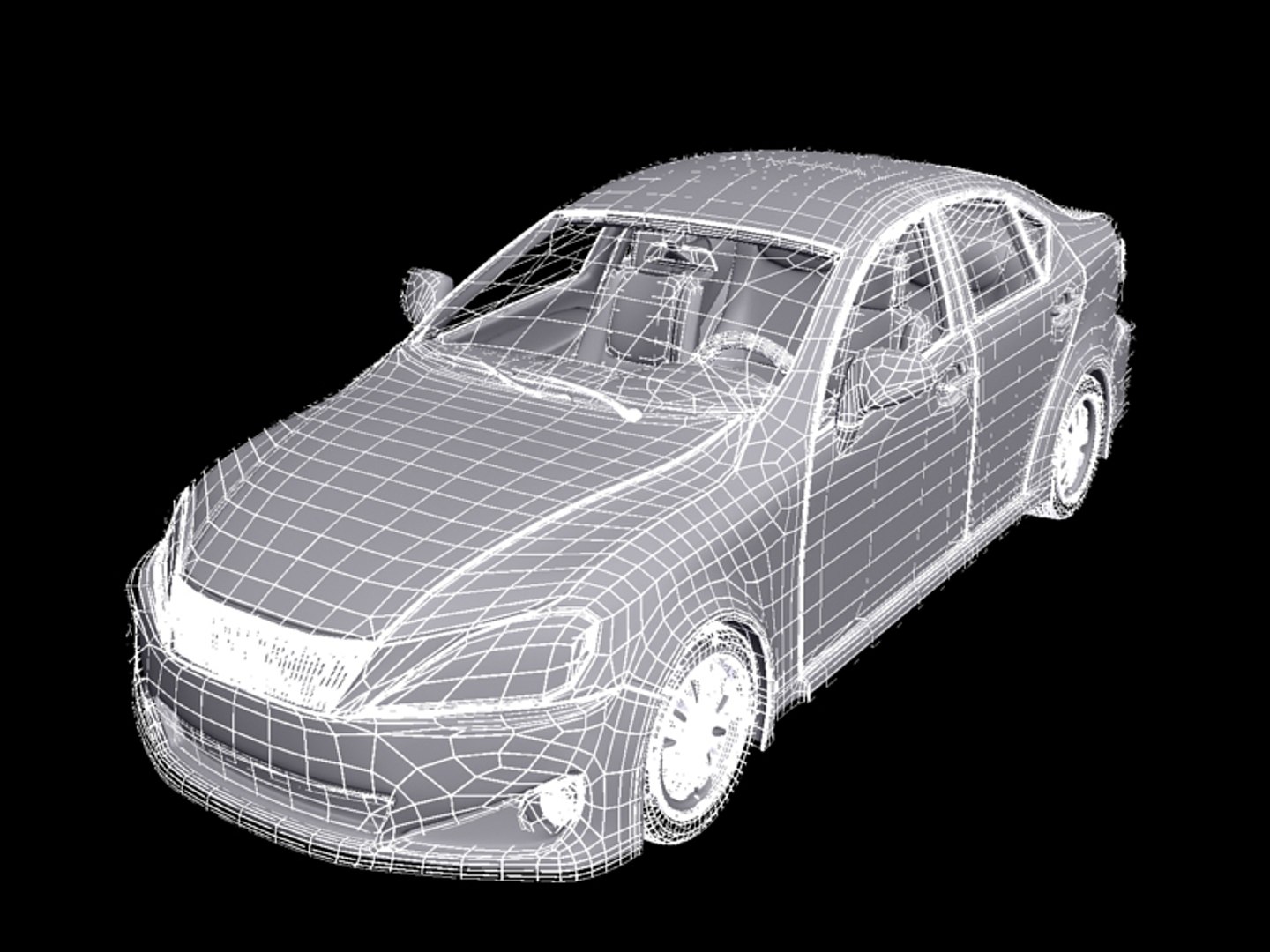 Lexus Is220d 3d Model