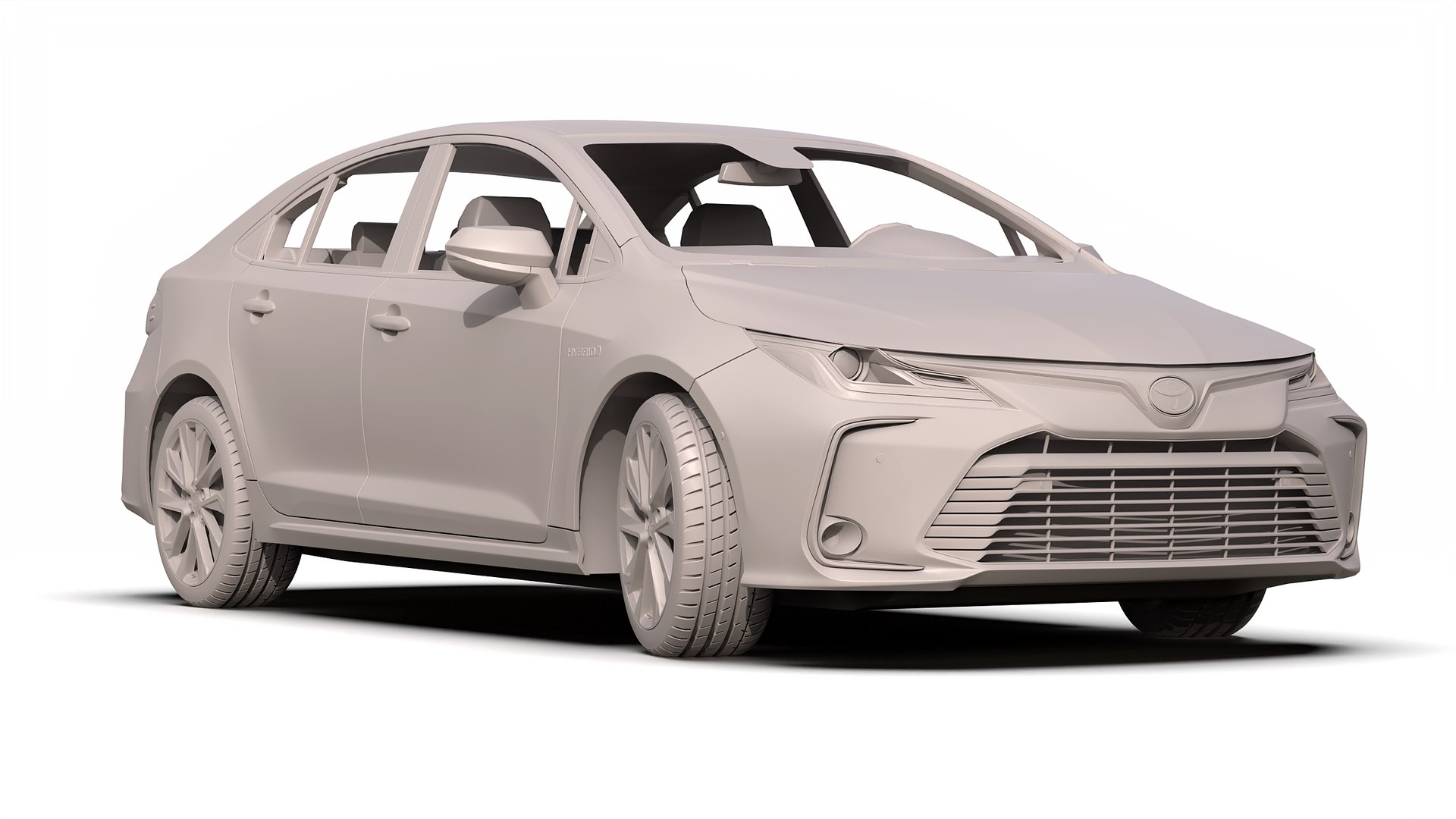 3D Model Toyota Car - TurboSquid 1471751