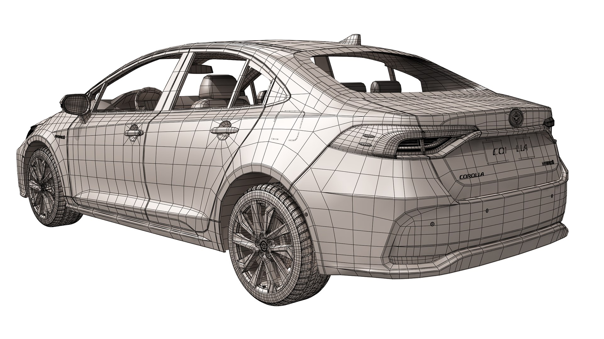 3D Model Toyota Car - TurboSquid 1471751