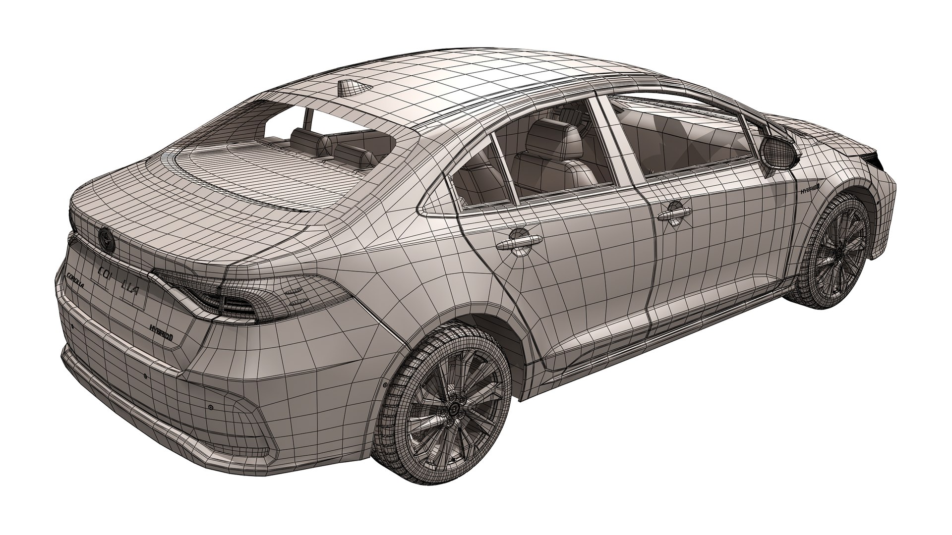 3D Model Toyota Car - TurboSquid 1471751