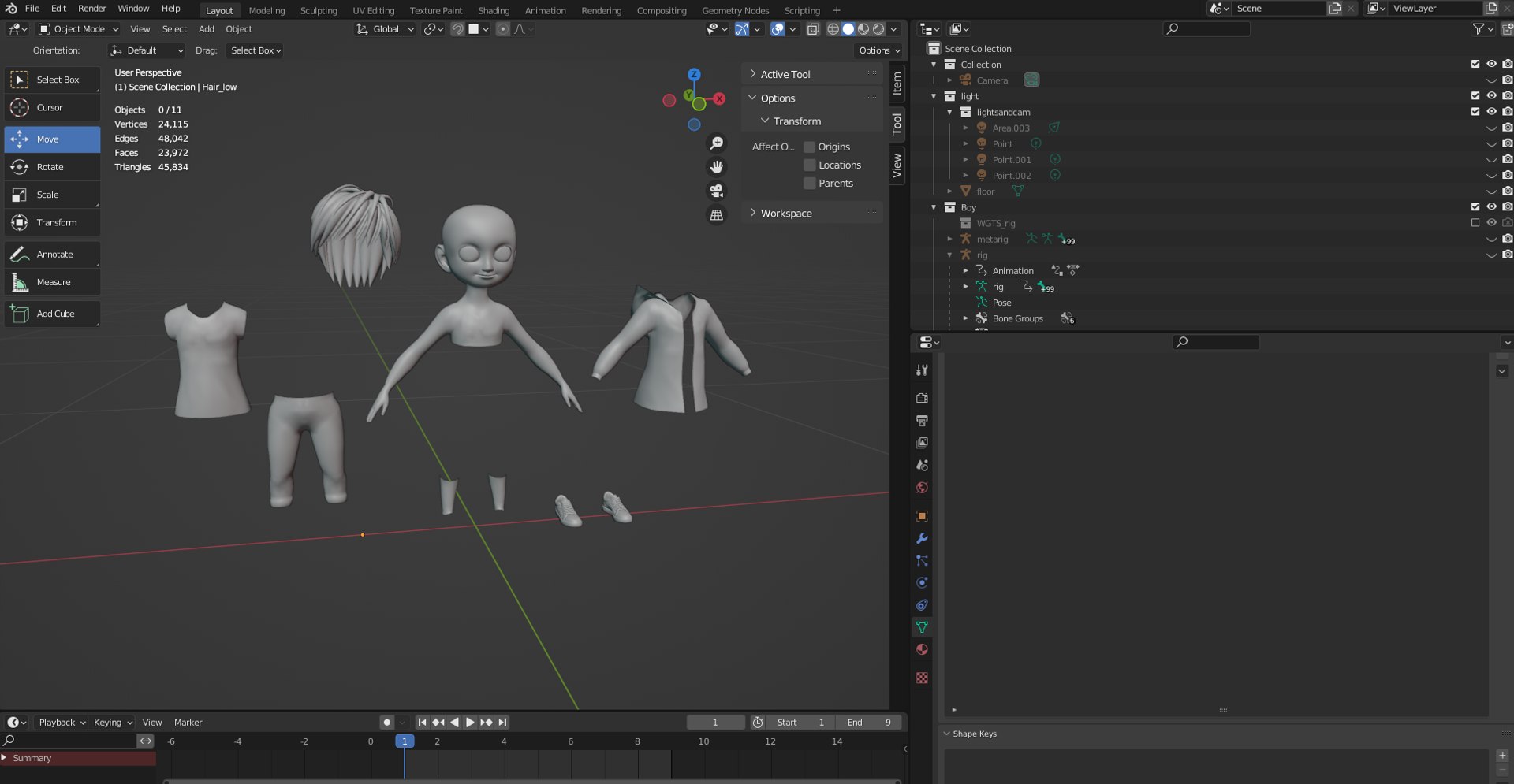 3D Boy Jacket Rigged With Unity Package - TurboSquid 1902623