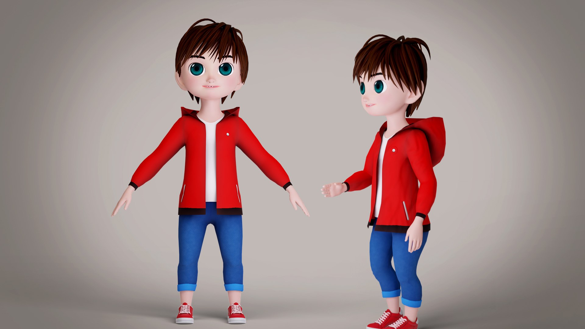 3D Boy Jacket Rigged With Unity Package - TurboSquid 1902623