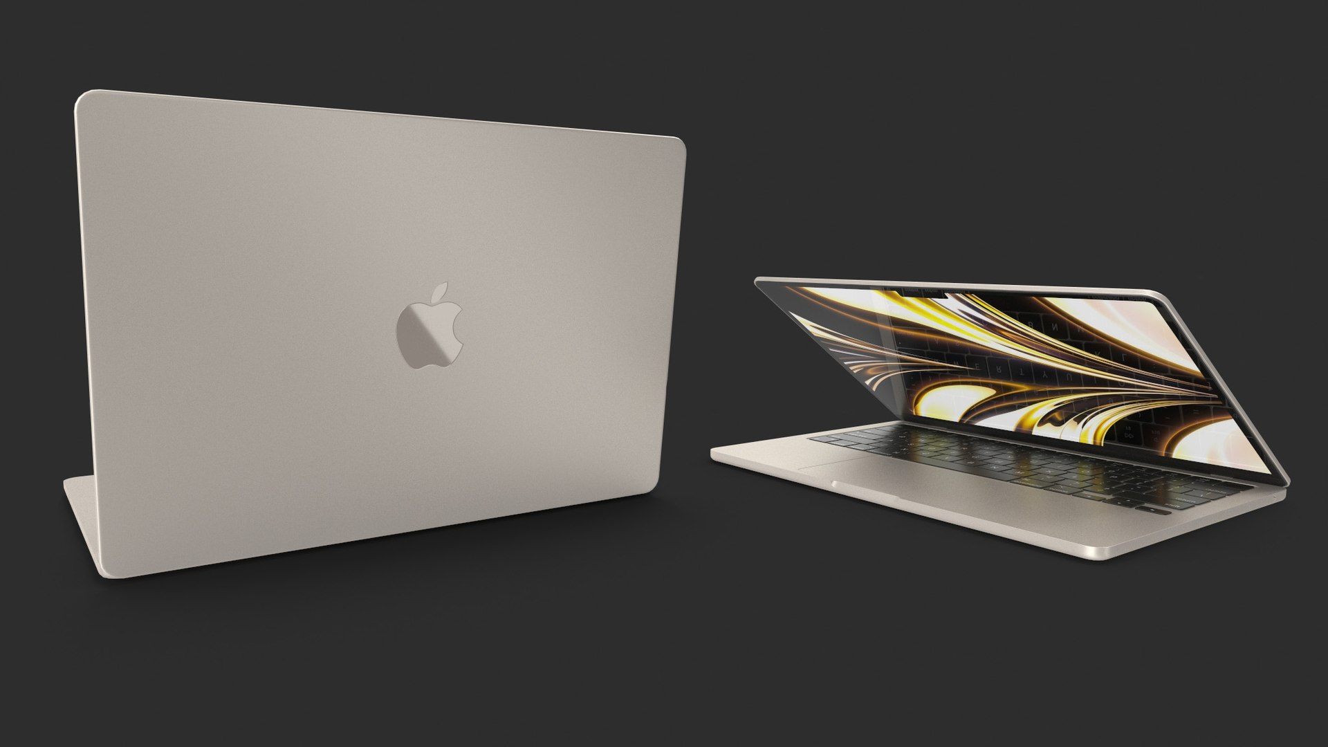 3D Model Starlight MacBook Air M2 2022 - TurboSquid 2001600