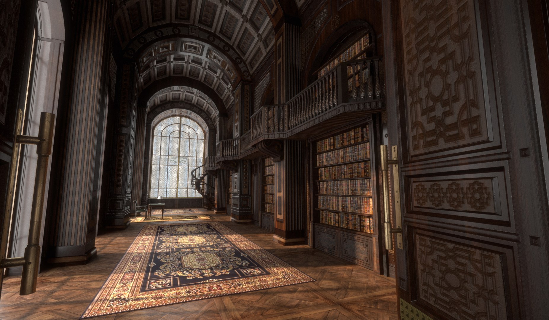 3D Interior Castle Pbr Museum Architecture Model - TurboSquid 1259793