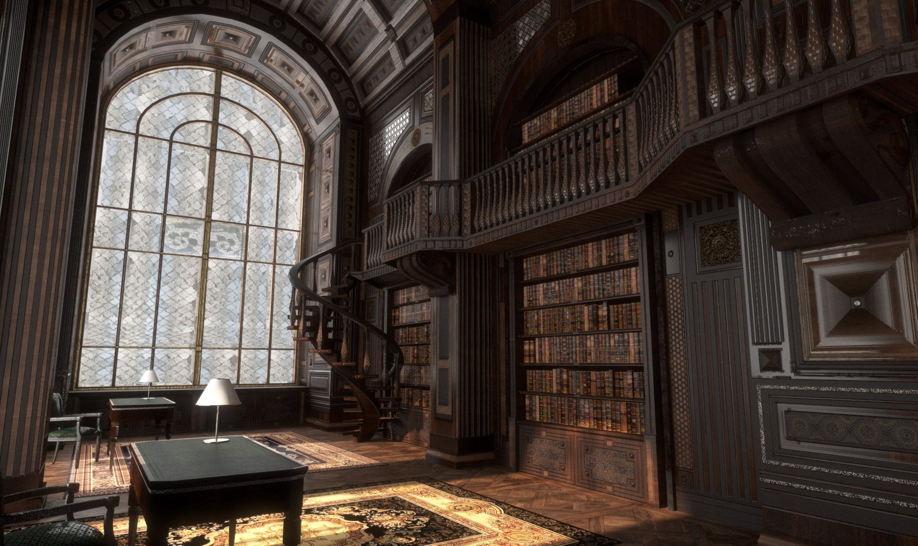 3D Interior Castle Pbr Museum Architecture Model - TurboSquid 1259793