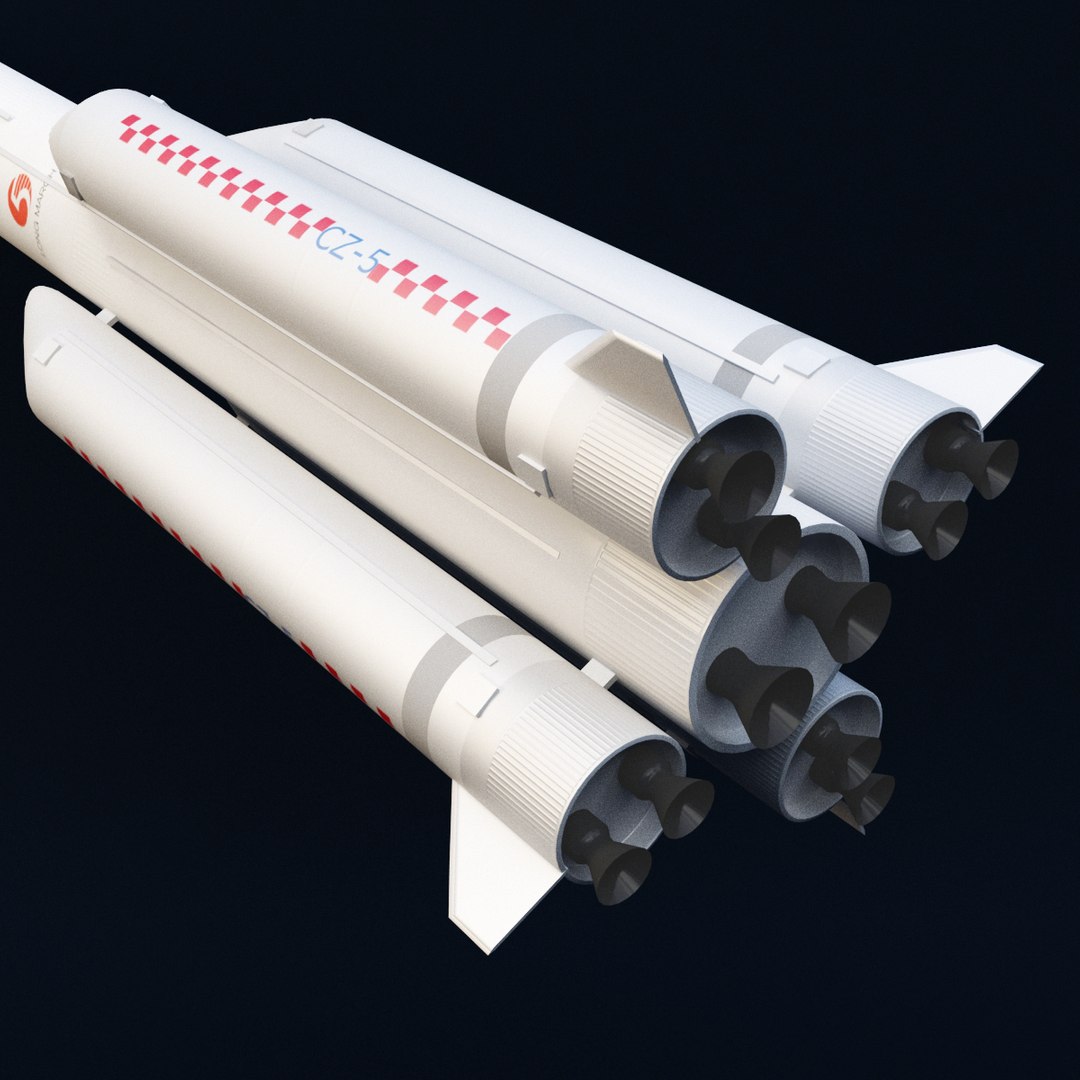 3D Long March Model - TurboSquid 1395533