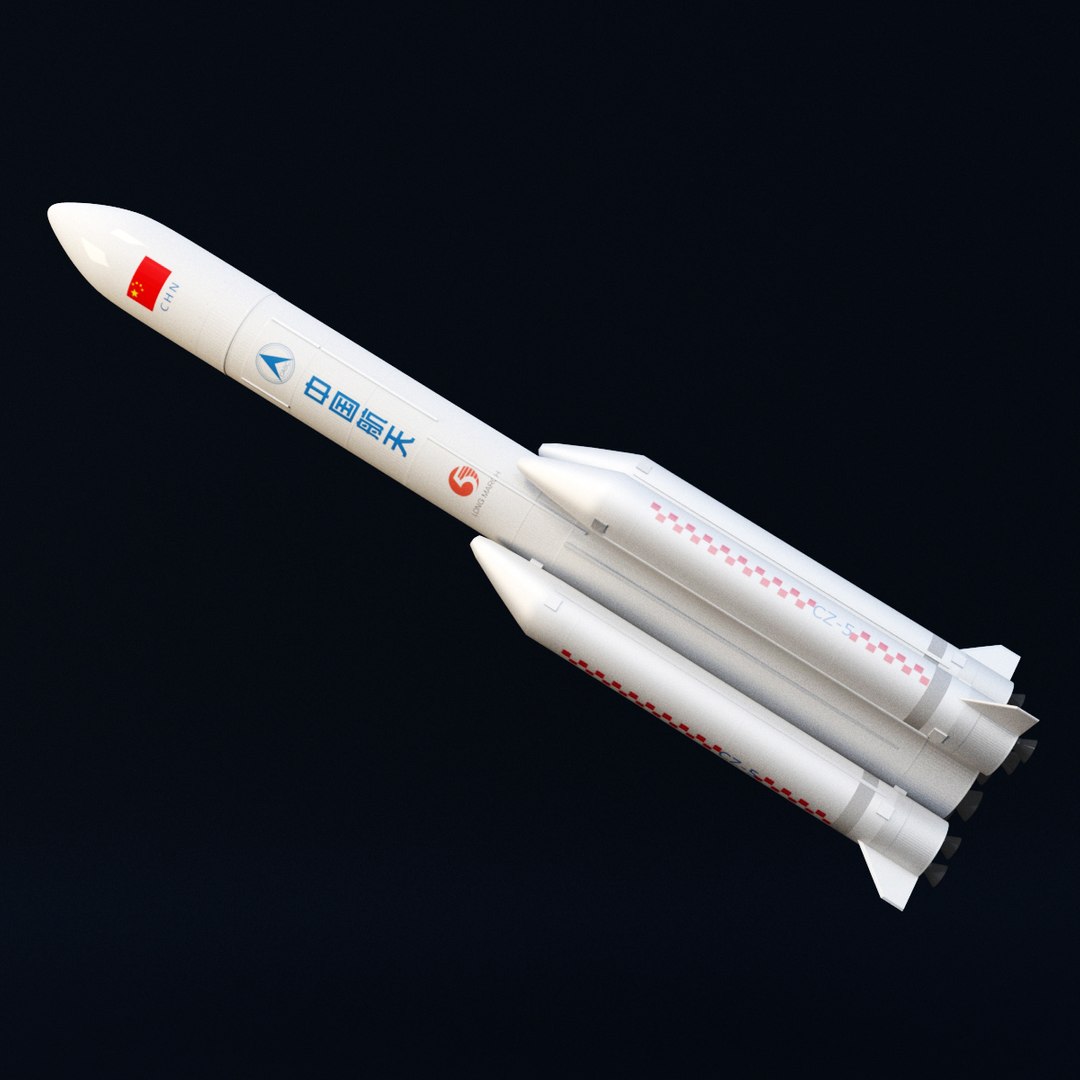 3D Long March Model - TurboSquid 1395533