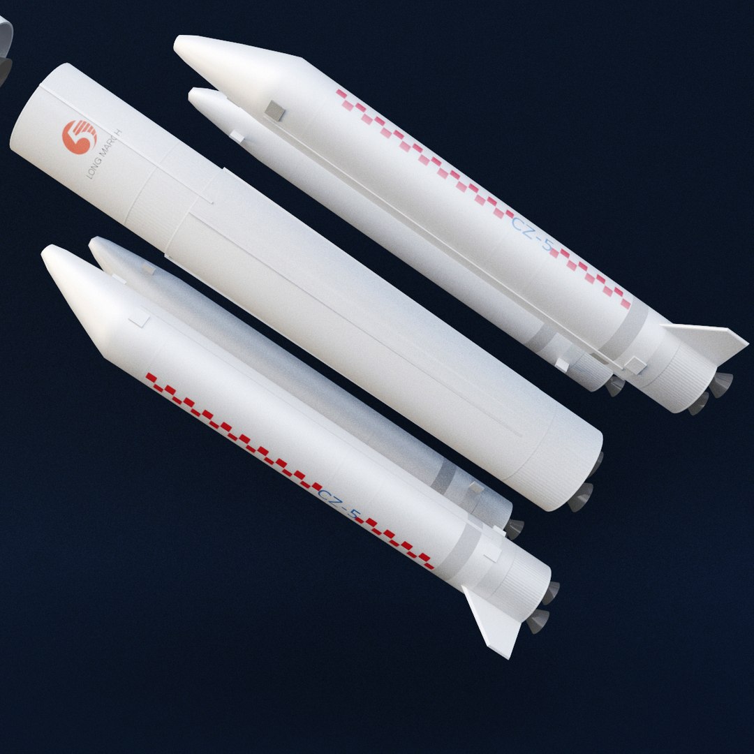 3D Long March Model - TurboSquid 1395533