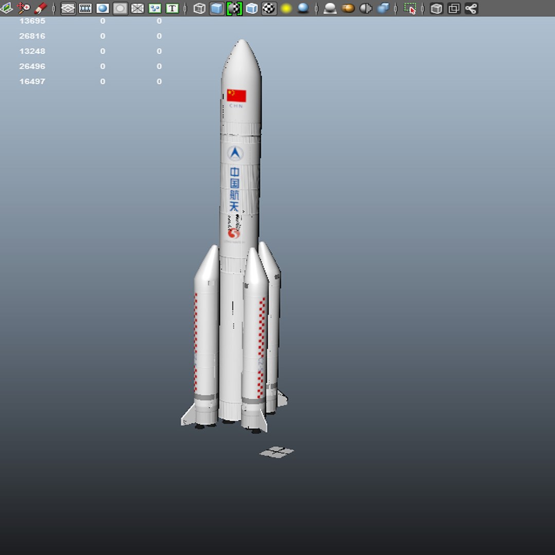 3D Long March Model - TurboSquid 1395533