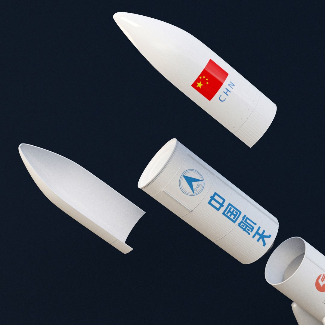 3D Long March Model - TurboSquid 1395533